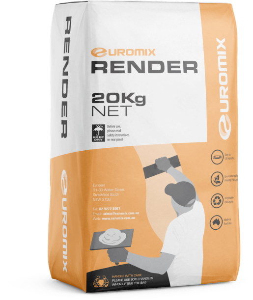 Euromix Render - Multi Purpose AS1530.1 Non Combustible Render